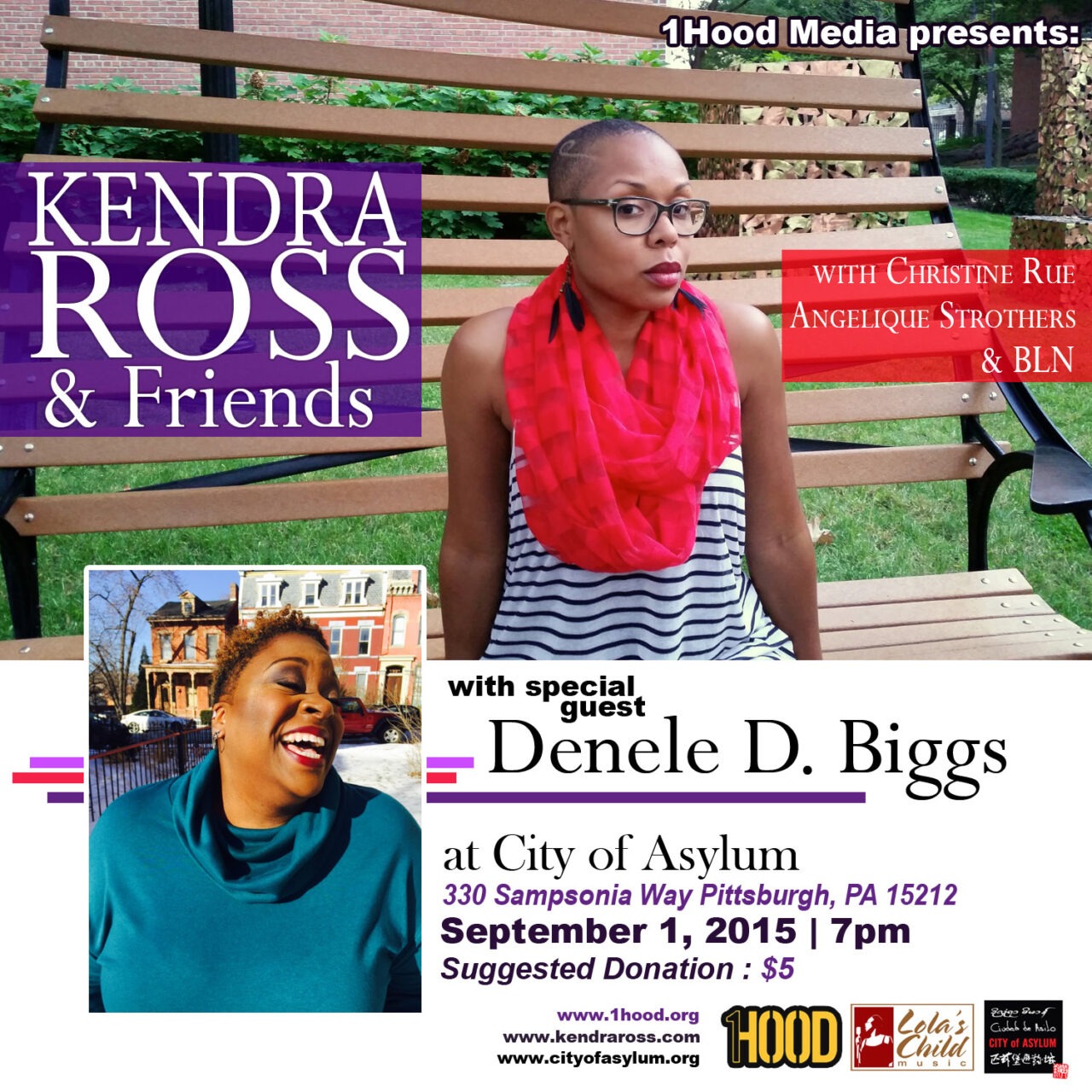 Kendra Ross & Friends flyer – Fresh Air Flavor